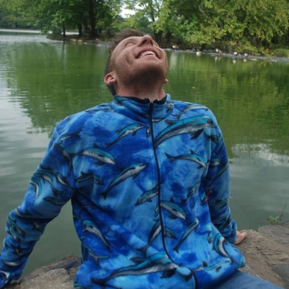 Zoofleece | Jackets & Coats | Zoofleece Dolphins Whale Dolphin Blue ...